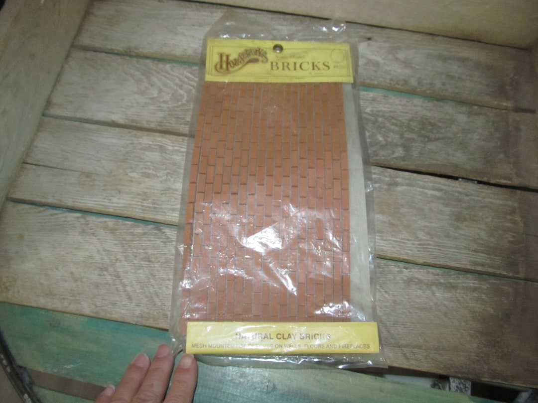 Vintage 1979 Houseworks Scale Model Bricks 8201 Natural Clay Bricks ...
