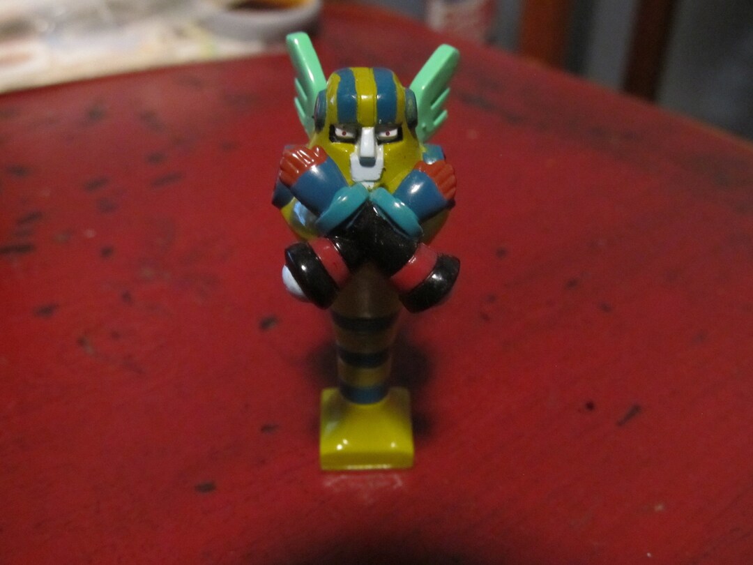 Vintage Miniature Megaman Pharaoh Mini Action Figure Toy 2" Tall C/S.S ...