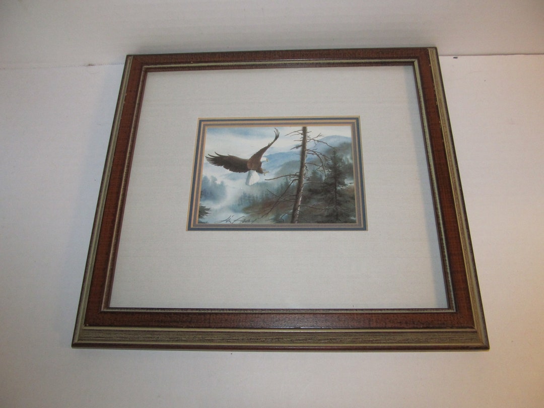 Vintage Jim Gray Gallery Artist Signed Matted & Framed blessed With ...