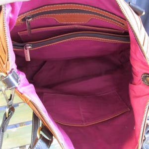 Vintage IL DUCA Genuine Leather Carryall Bag Italian Purse Handbag ...