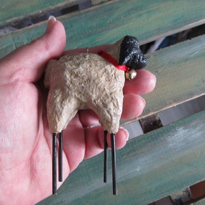 2 Miniature Sheep Figures / Artesania Rinconada Animal 23 Sheep Made in ...
