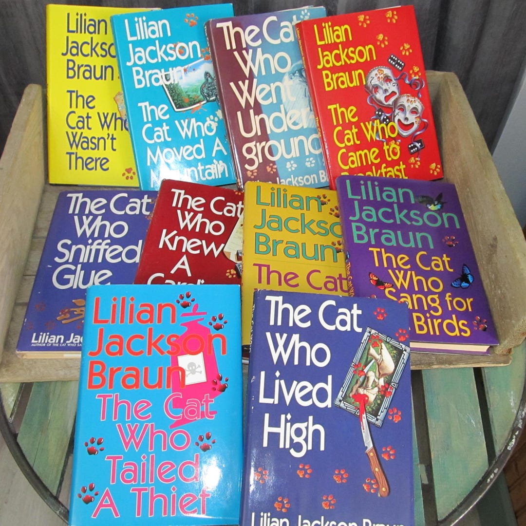 10 Lillian Jackson Braun the Cat Who Books Collection - Hardcover W ...