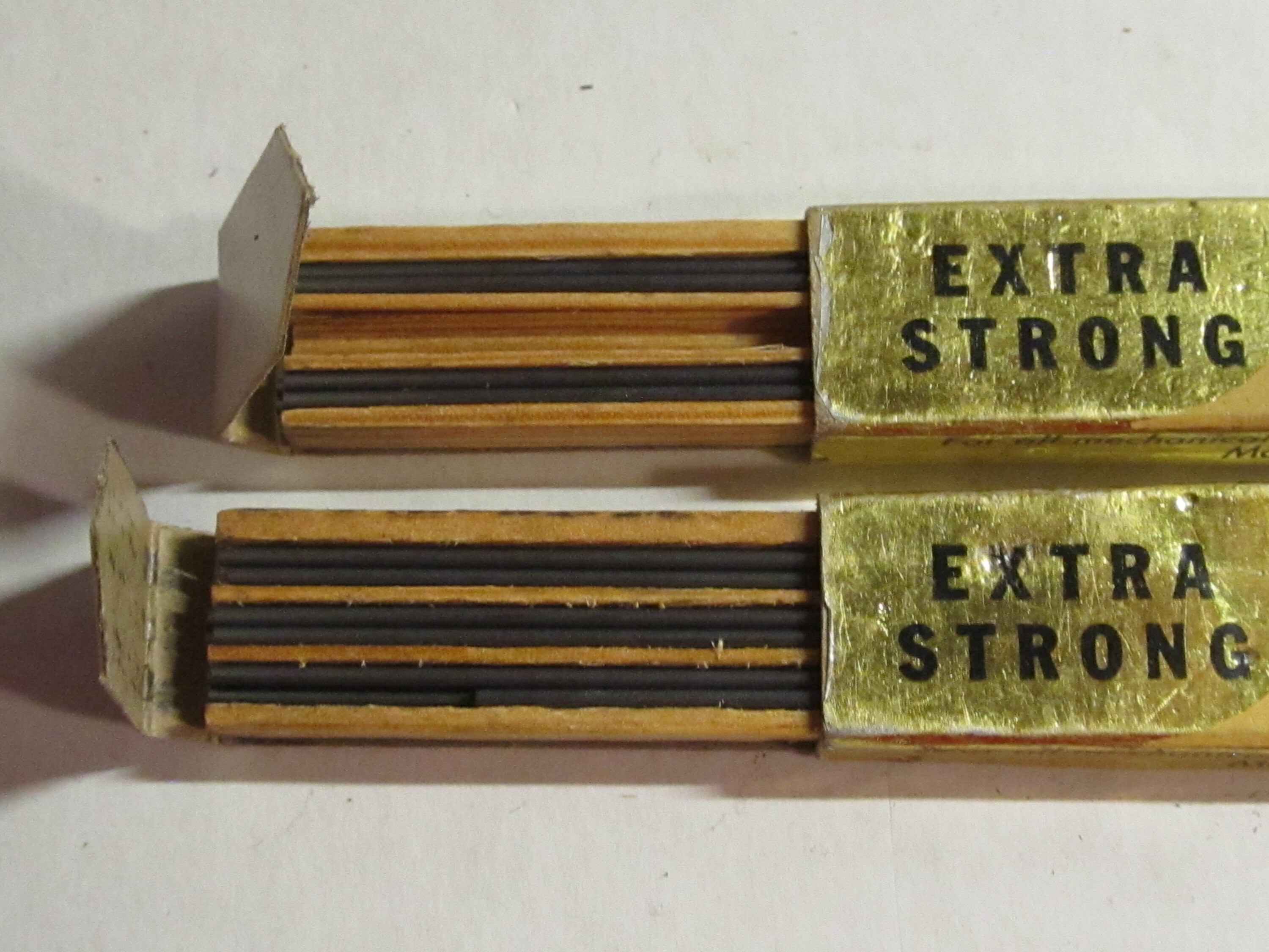 2 Vintage Extra Strong Scripto Standard Diameter Long Leads Refill ...