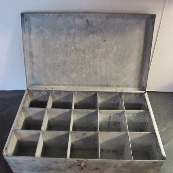Galvanized Tool Box - Etsy
