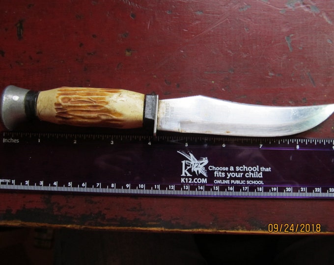 Vintage Edge Mark Edgemark Brazil Stainless Steel 22504 Fixed Blade ...