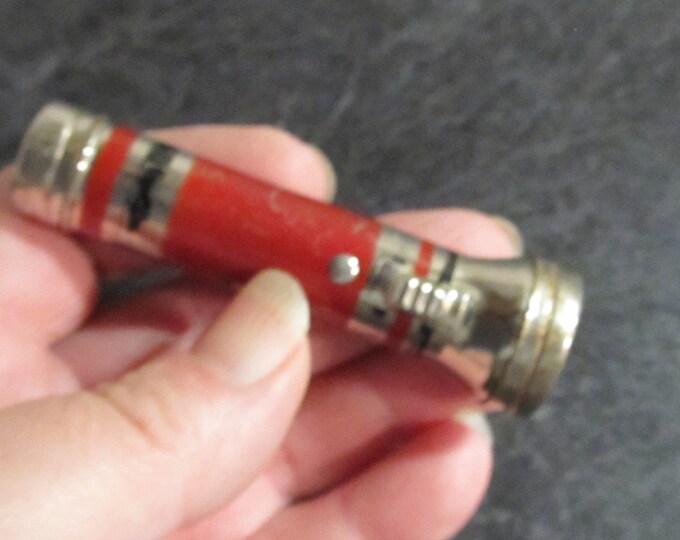 Vintage Miniature Tom Thumb Metal Flashlight / Tested & Working ...