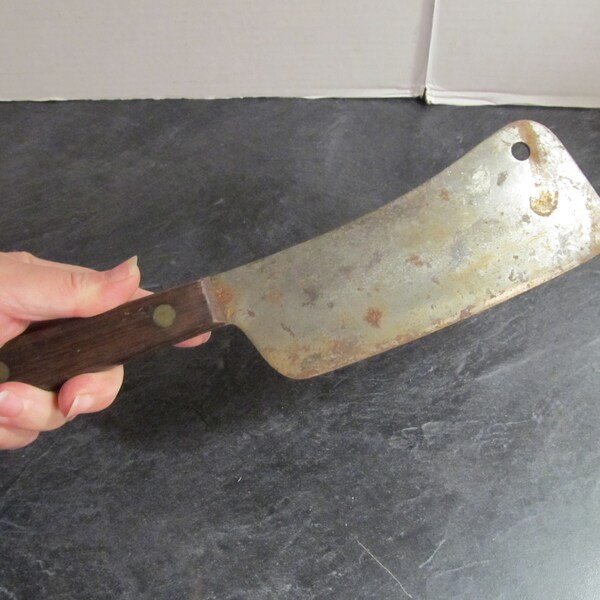 Antique Meat Cleaver - Etsy