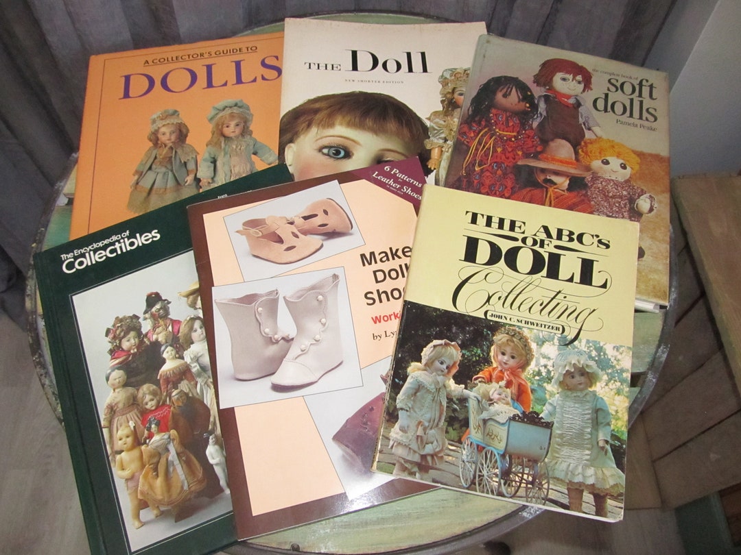 6 Vintage Doll Books -abc's of Doll Collecting/make Doll Shoes ...