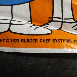 Vintage 1973 Burger Chef & Jeff Plastic Hand Puppet Children's Meal Toy ...