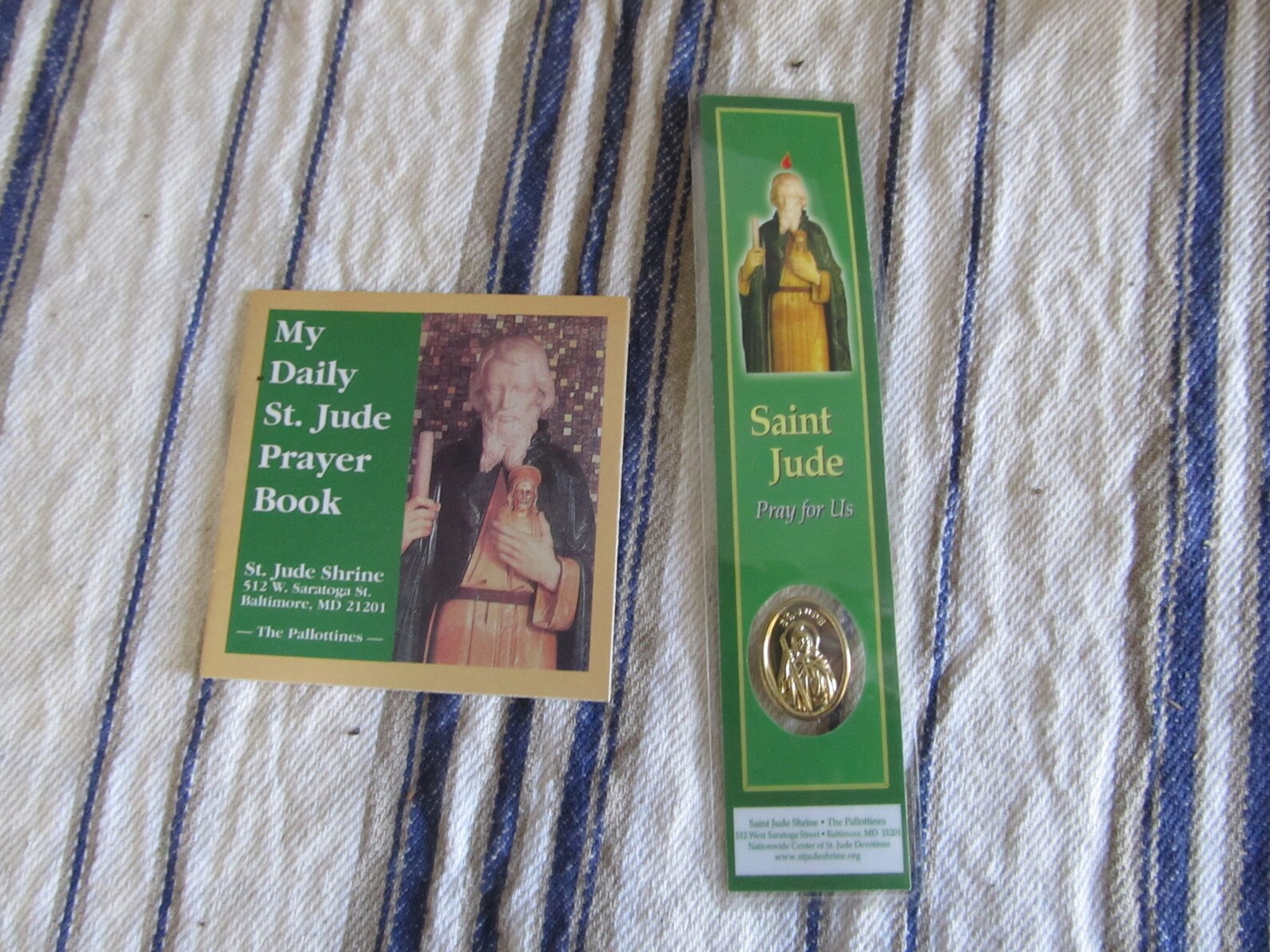8 Vintage Religious Catholic Prayer Cards/ Bookmarks - St Jude ...