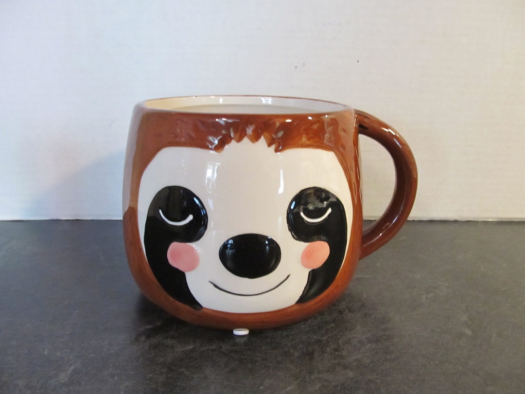 Adorable Sloth Caddy Container Pencil or Paintbrush Holder / Planter ...