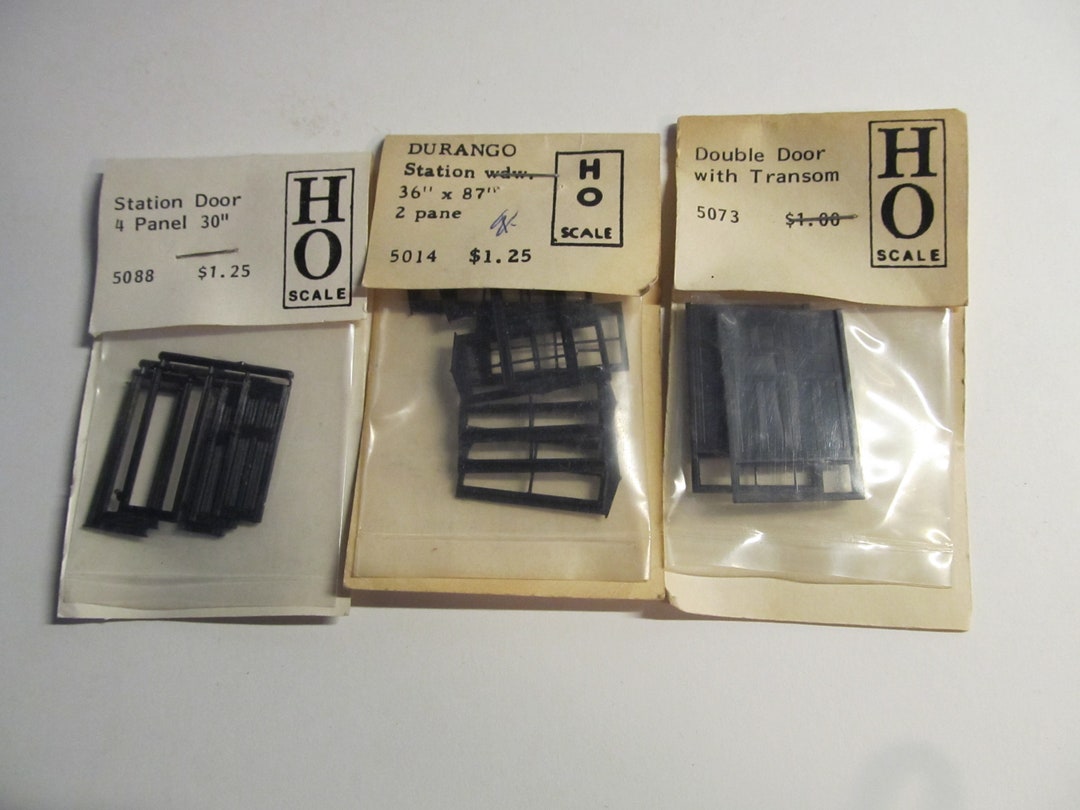 3 Vintage Grandt Line Products Miniatures HO Scale Durango Station ...