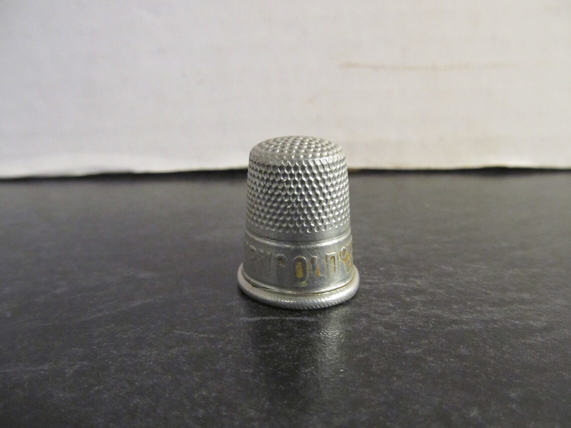 Vintage Aluminum / Advertising Sewing Thimbles You Choose - Etsy