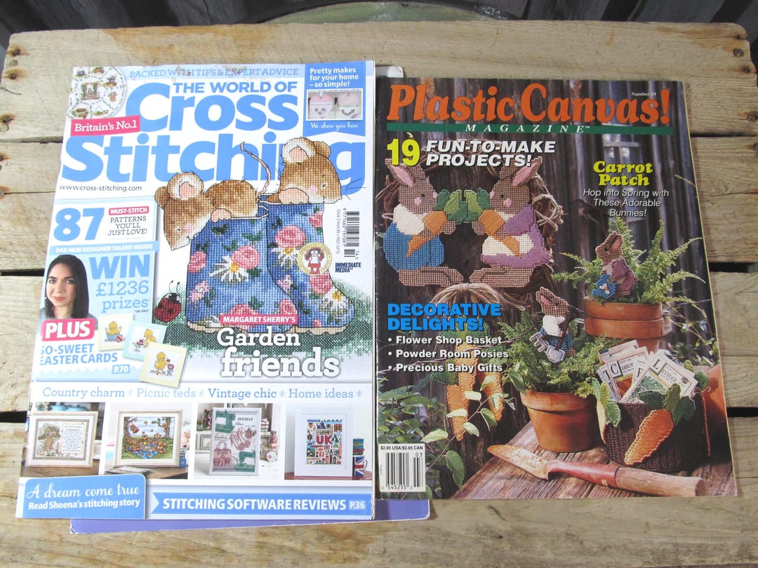 Vintage Crafts Magazines - Plastic Canvas & the World of Cross ...