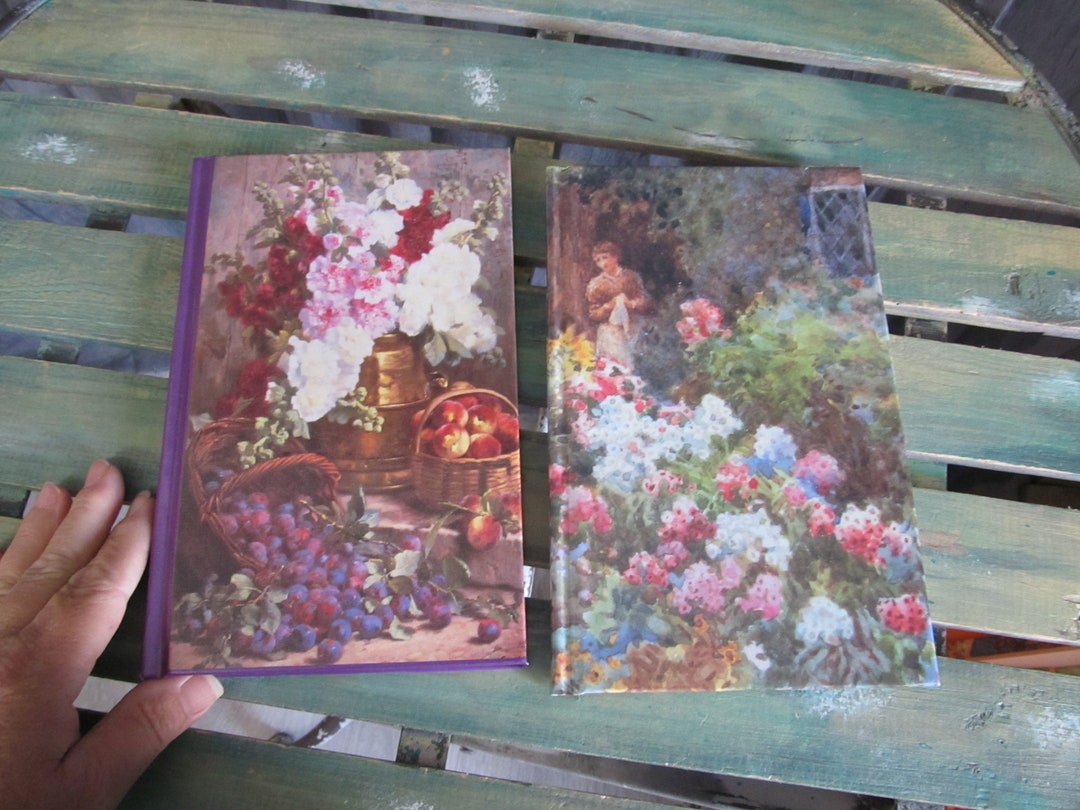 2 Blank Lined Hardcover Notebook Journals by Hughes Art & Claude Art ...