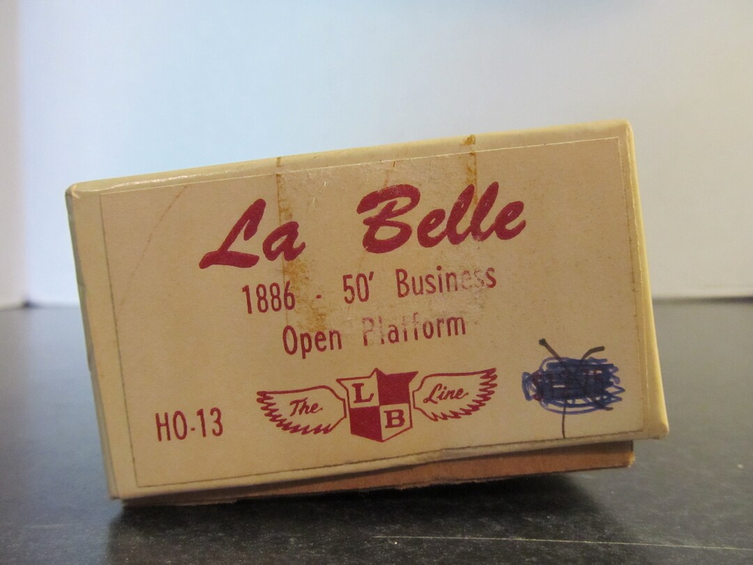 Vintage La Belle HO Scale Model Kit / 1886 50 Business Open Platform ...