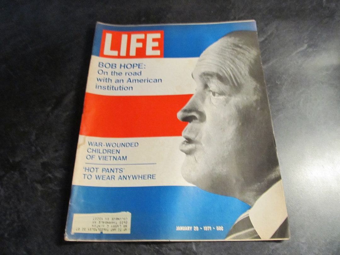 2 Vintage Life Magazines 1971 Bob Hope: on the Road With an American ...