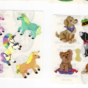Vintage 80's 90's Sandylion Stickers / 20 Choices / Fuzzy Pearl Opal ...