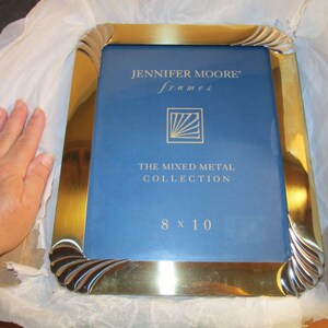 Jennifer Moore Frames Mixed Metal Collection 8x10 Silver Gold - Etsy
