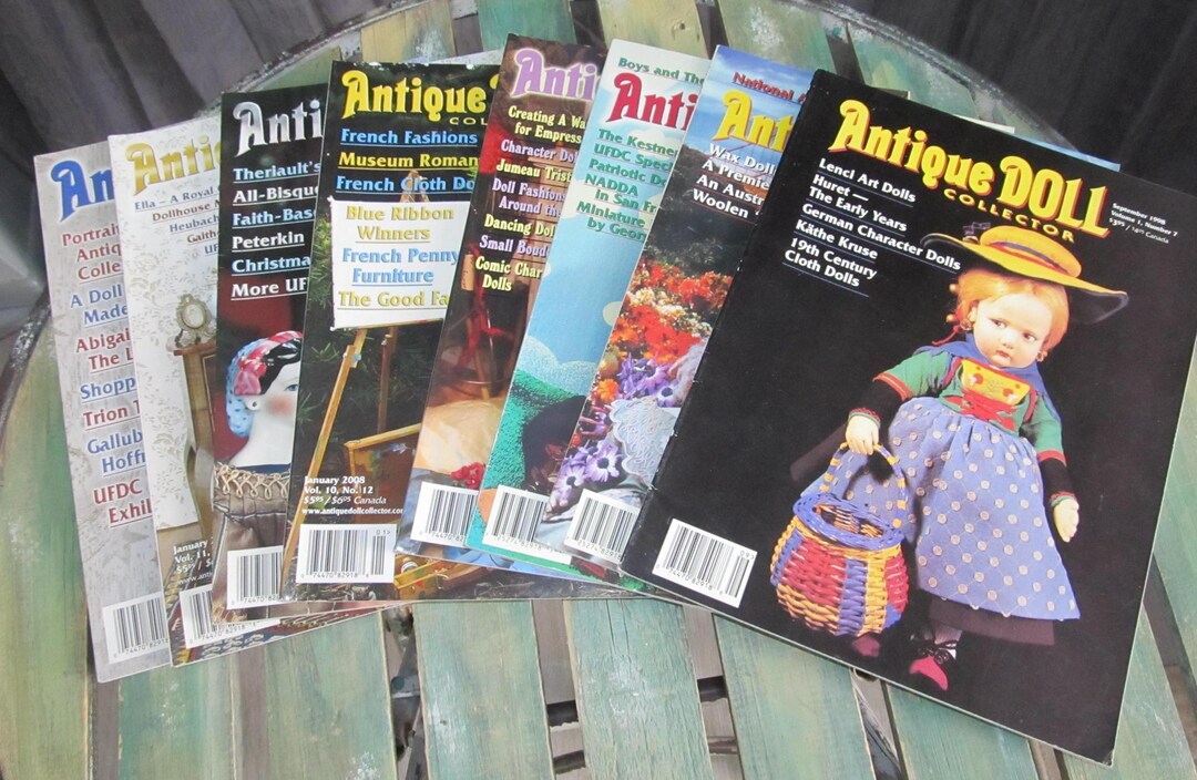 Vintage Antique Doll Collector Magazines Choice of Issues 1998-2010 - Etsy