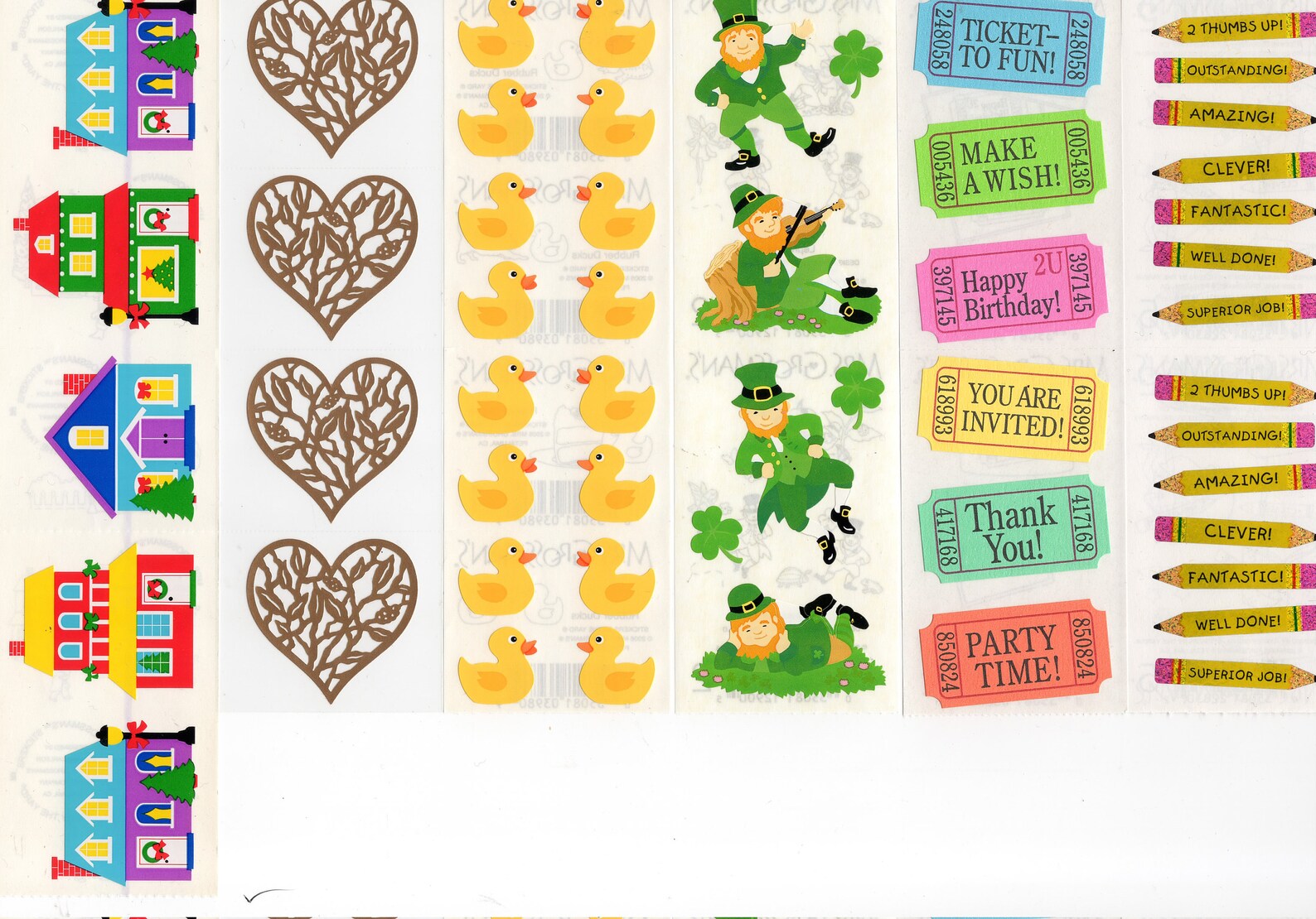 Mrs Grossman Mrs Grossman's Stickers Strips - Etsy