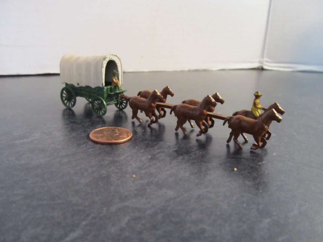 Rare Hard to Find Vintage 1955 Lesney England Covered Conestoga Wagon ...