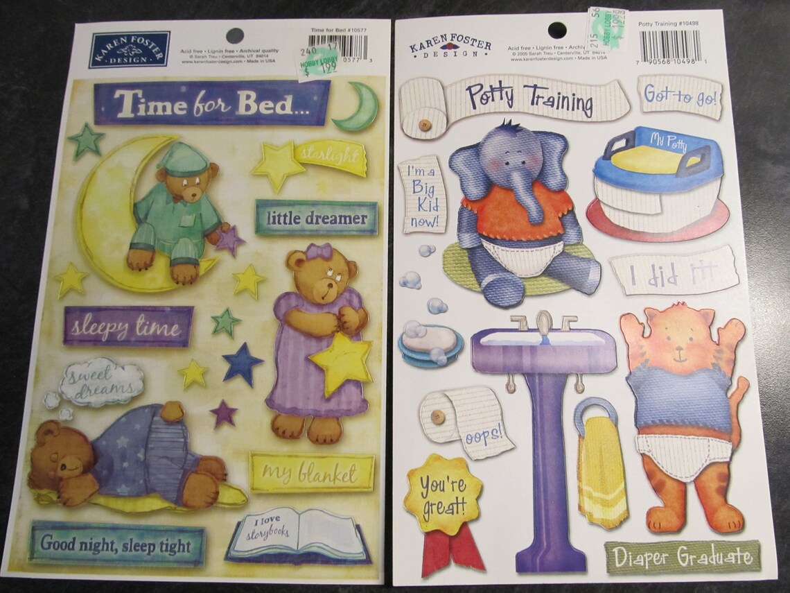 Vintage Stickers Assortment Lot Little Boy Toddler | Etsy