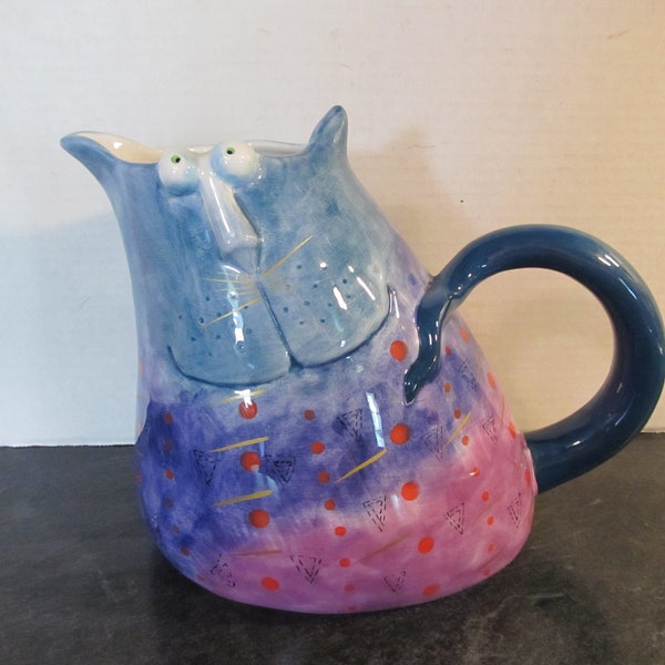 Cat Pitcher - Etsy