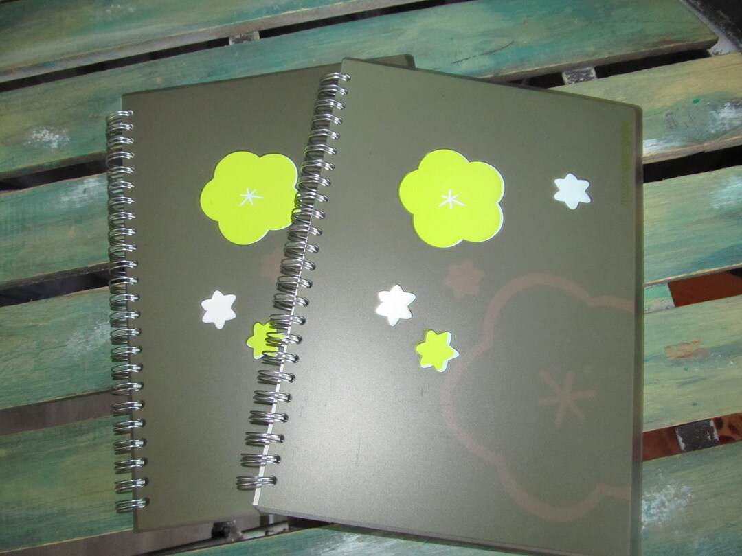 2 New Illico Design Maison Georgette Spiral Bound Blank Unlined ...