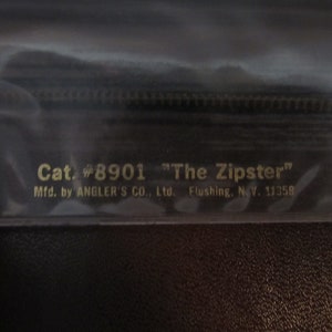 Vintage the Zipster Zippered 2 Pocket Portfolio Zippered Carrying Case ...