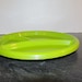 Set of 4 Packerware Bright Lime Green Round Divided Plastic Reusable ...