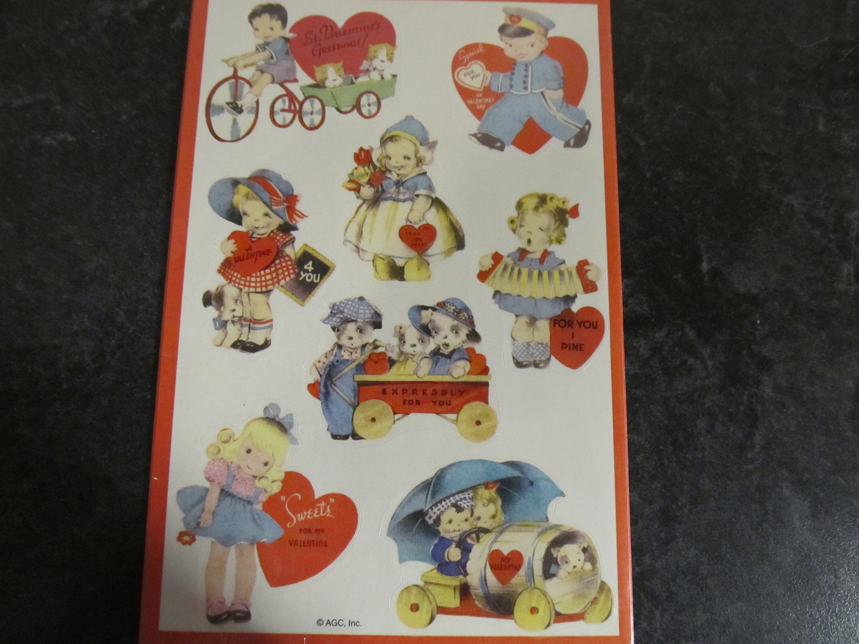 Craft Supplies & Tools Paper, Party & Kids Papercraft AGC Stickers ...