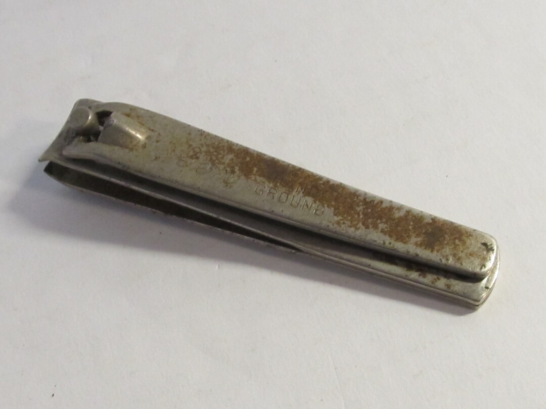 Vintage Pair Cook Gem Hand Ground Fingernail Clippers / Cook USA / Made ...