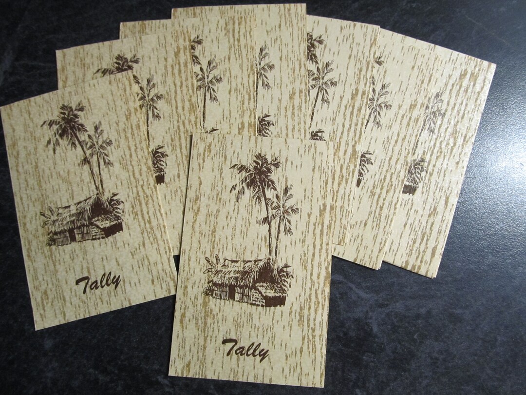 Set of 8 Lloyd Stone Honolulu in the Islands Blank Unused Bridge ...