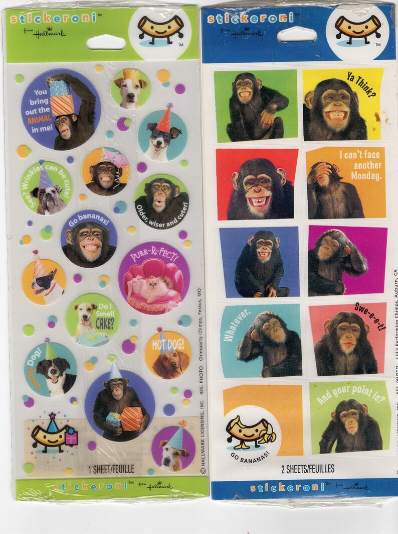Hallmark Stickeroni Sticker Packs You Choose-rubber Ducks/ | Etsy