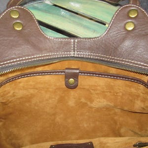 Patricia Nash Leather Ergo Satchel Purse Bag/ Soft Veg Tan Collection ...
