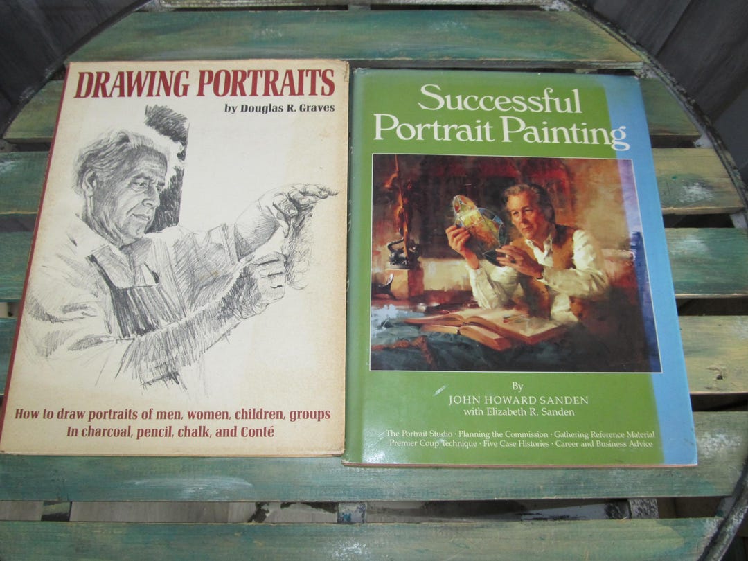Vintage Art Books - Drawing Portraits Douglas R Graves & Successful ...