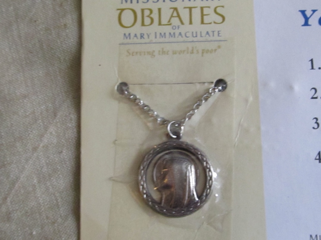 Vintage Missionary Oblates of Mary Immaculate Medal ~national Shrine ...
