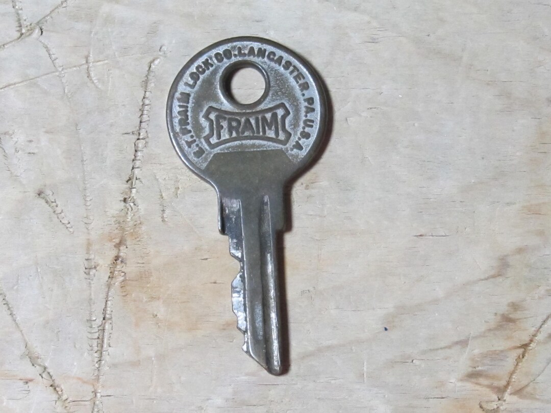 Vintage Fraim Lock Co Lancaster Pa USA #905 Key - Etsy