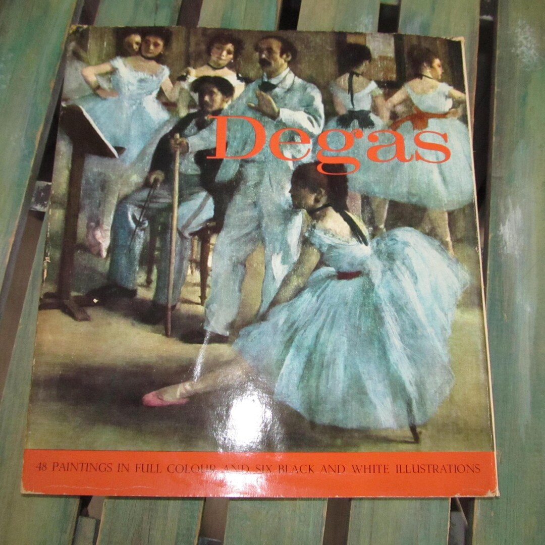 Vintage Spring Art Books Degas by Phoebe Pool Hardcover Art Book - Etsy