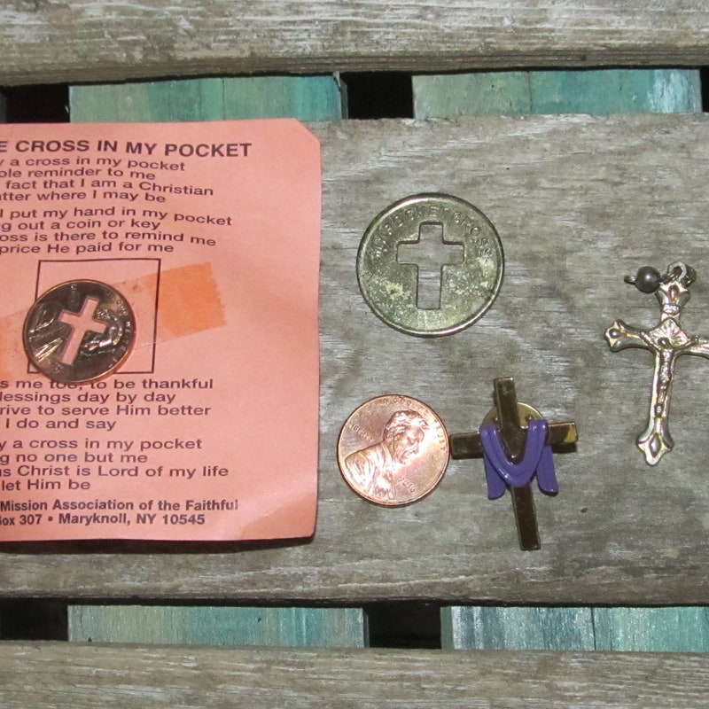 Cross in My Pocket - Etsy