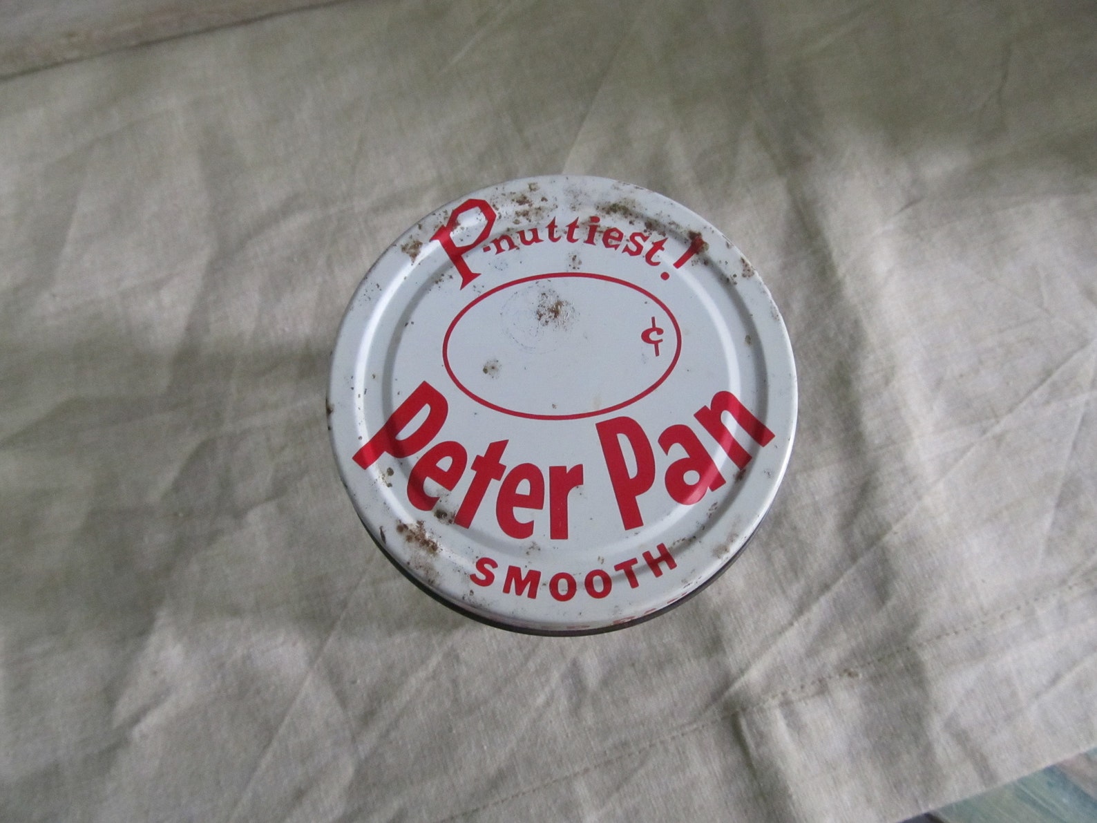 Vintage Peter Pan Smooth Peanut Butter Glass Jar With Lid ~ P-nuttiest ...