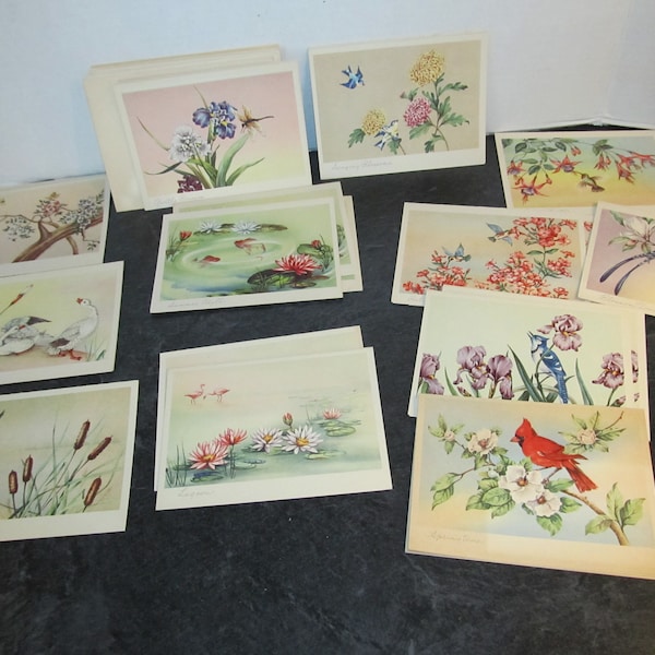 Vintage Note Cards - Etsy