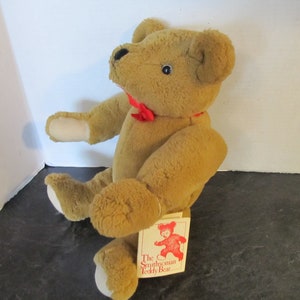 Vintage 1987 Smithsonian Institution Teddy Bear / Brown Jointed Teddy ...
