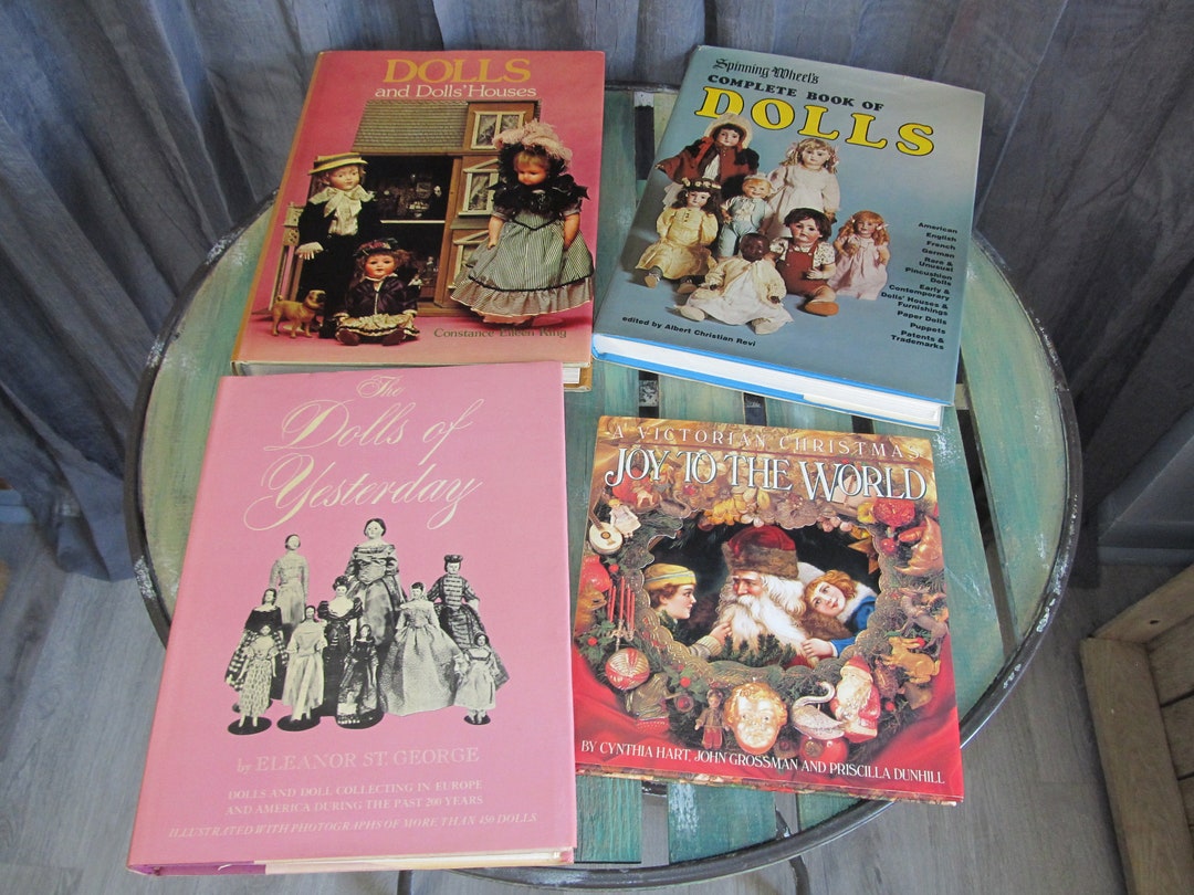 4 Vintage Doll Books -victorian Christmas Joy to the World /dolls of ...