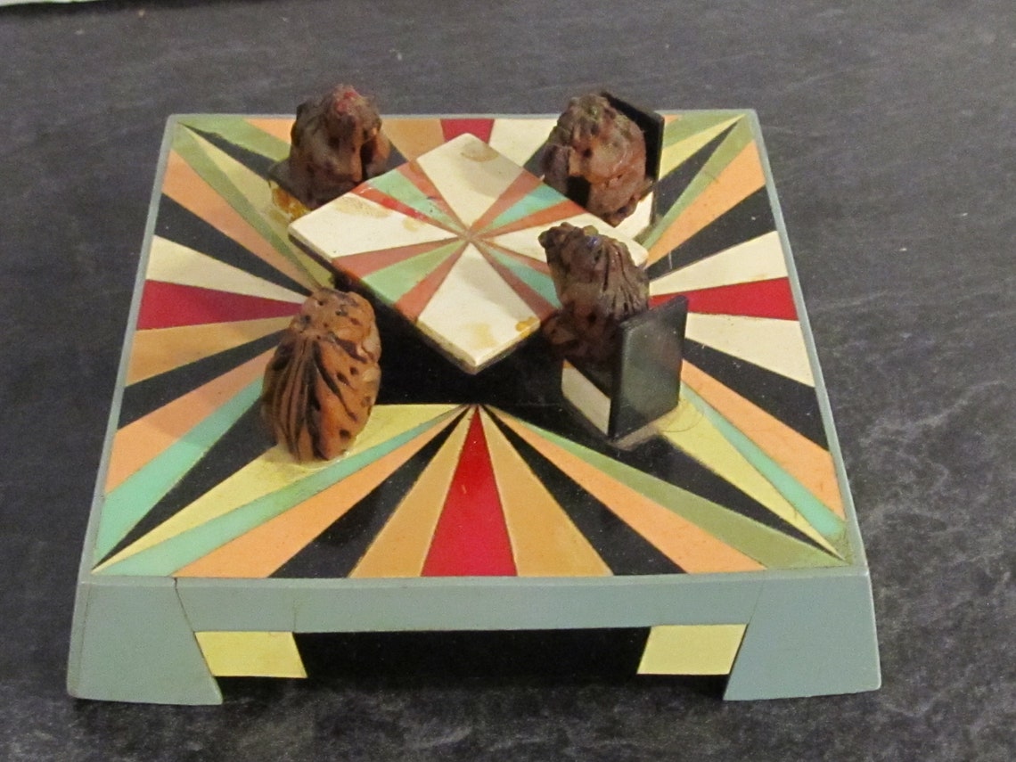 Vintage Antique Tramp Art Folk Art Hand Carved Miniature | Etsy