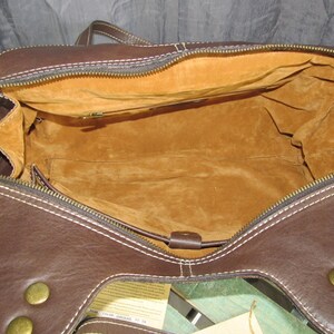 Patricia Nash Leather Ergo Satchel Purse Bag/ Soft Veg Tan Collection ...