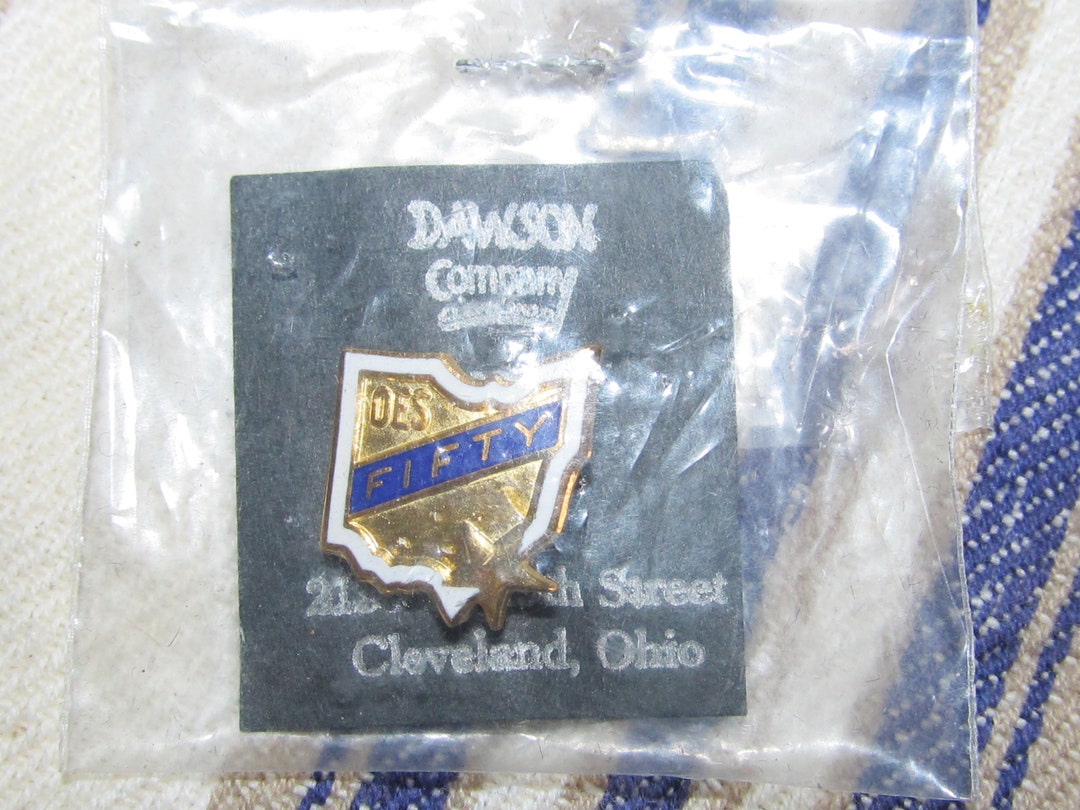 Vintage OES Order of the Eastern Star Fifty Year Worthy Matron Pin ...