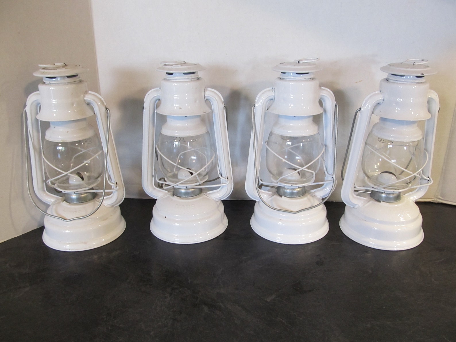 4 Matching White Dietz Lanterns No 78 Mars Hanging Lanterns - Etsy