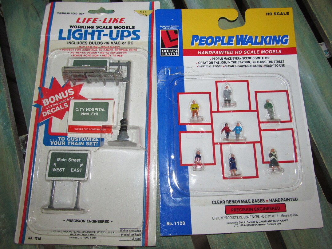 Vintage HO Scale Railroad Accessories Choice ~ Life-like Trains Light ...